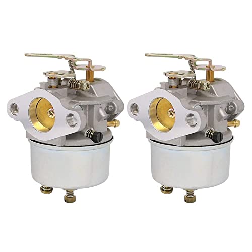 LOLUZ 632113A Carburetor Compatible with Tecumseh 632113 HS40 HSSK40 Engines MFG 1427 Compatible with Oregon 50-662 Grass Tool Carb Lawn Mower Garden(2PCS)