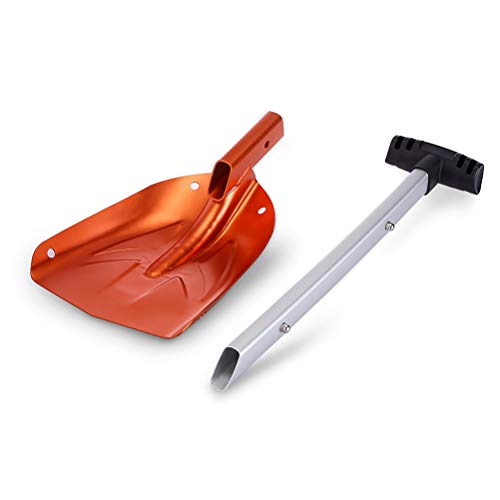 Abaodam Aluminum Snow Shovel Anti- Rust Explosion Proof Ice Scraper Snow Remover for Road Garden