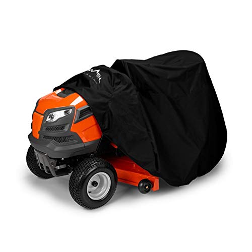 Himal Outdoors Lawn Mower Cover -Tractor Cover Fits Decks up to 54" Storage Cover Heavy Duty 210D Polyester Oxford, UV Protection Universal Fit with Drawstring & Cover Storage Bag