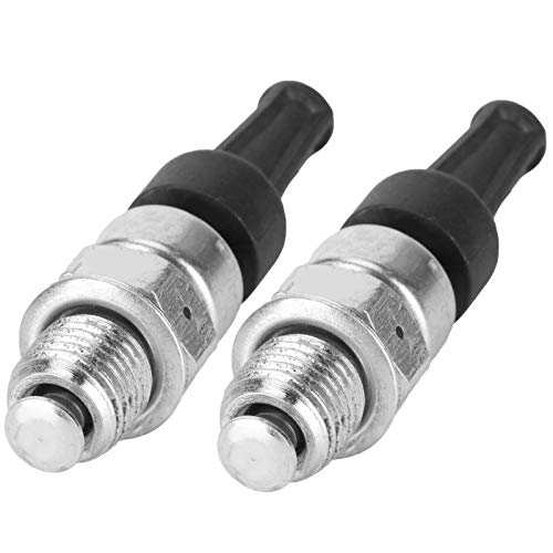 Fdit 2PCS Aluminum Decompression for STIHL TS400 TS410 TS420 TS460 TS700 TS800 Valve Cylinder Decompression Valve Replacement Fit Garden Accessories