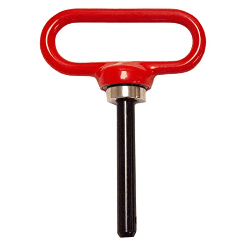 Brinly MHPK-12BH Extra-Strong Quick Connect Magnetic Hitch Pin for Tow-Behind Tractor and Riding Lawnmower Attachments and Lawn Trailers with 1/2" Diameter - Lifetime Limited Warranty