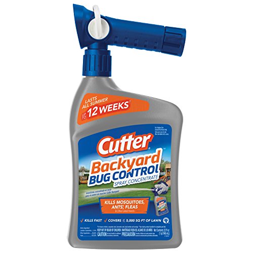Cutter Backyard Bug Control Spray Concentrate, 32 Oz and Backyard Bug Control Outdoor Fogger, Kills Mosquitos, Gnats & Flies, Perfect for Backyards, Decks, Patios, 16 Ounce