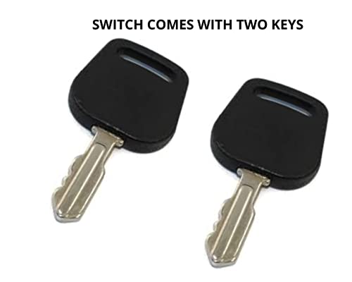 VIRTIONZ MWIRE Ignition Switch with Two Keys Replacement CompatibleReplacement for Husqvarna 532175566 || 175566 || for Riding Lawn Mowers