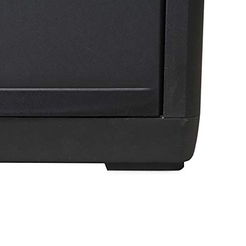 Tidyard Garden Storage Cabinet with 4 Ventilated Adjustable Shelves 3 Doors Patio Tool Shed Lawn Care Equipment Pool Supplies Storage Organizer 38.2 x 15 x 67.3 Inches (L x W x H)