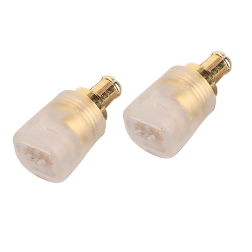 A2DC to 0.78mm Adapter, Small Lightweight Headphone Cable Connector Male to Female for LS400 for E70 for CKS1100 for CKR100 (Transparent)