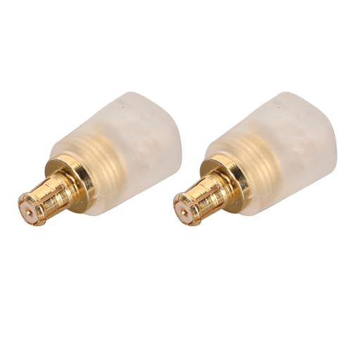 A2DC to 0.78mm Adapter, Small Lightweight Headphone Cable Connector Male to Female for LS400 for E70 for CKS1100 for CKR100 (Transparent)