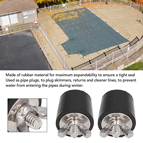 Garden kit 2Pcs Swimming Pool Rubber Plugs Winterizing Tapered Plug Swimming Pool Accessories 25mm