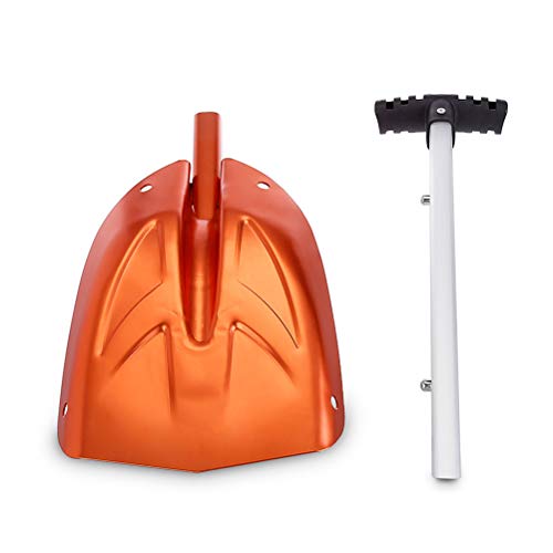 BESPORTBLE Aluminum Snow Shovel Anti- Rust Explosion Proof Ice Scraper Snow Remover for Road Garden Winter Supply