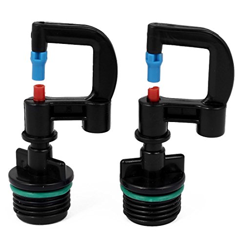 Qtqgoitem Garden Lawn 1/2BSP Plastic Water Sprayer Spray Sprinkle Nozzle 5 Pcs (Model: 445 517 0f2 f82 202)
