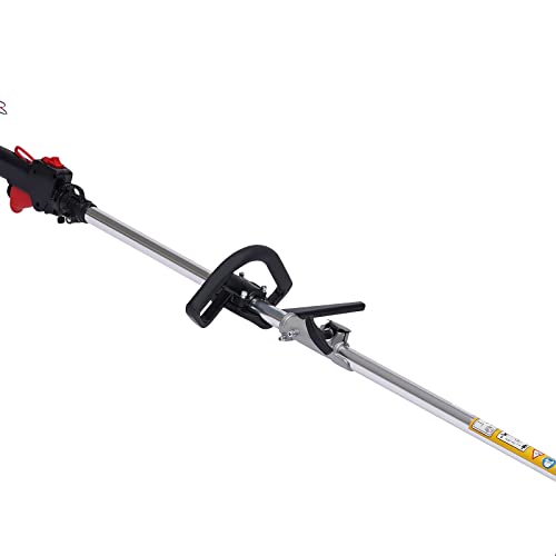 VPABES Handheld Power Sweeper, 2.3HP 52cc Motor Nylon Brush Broom Cleaning Machine for Driveway Lawn Garden