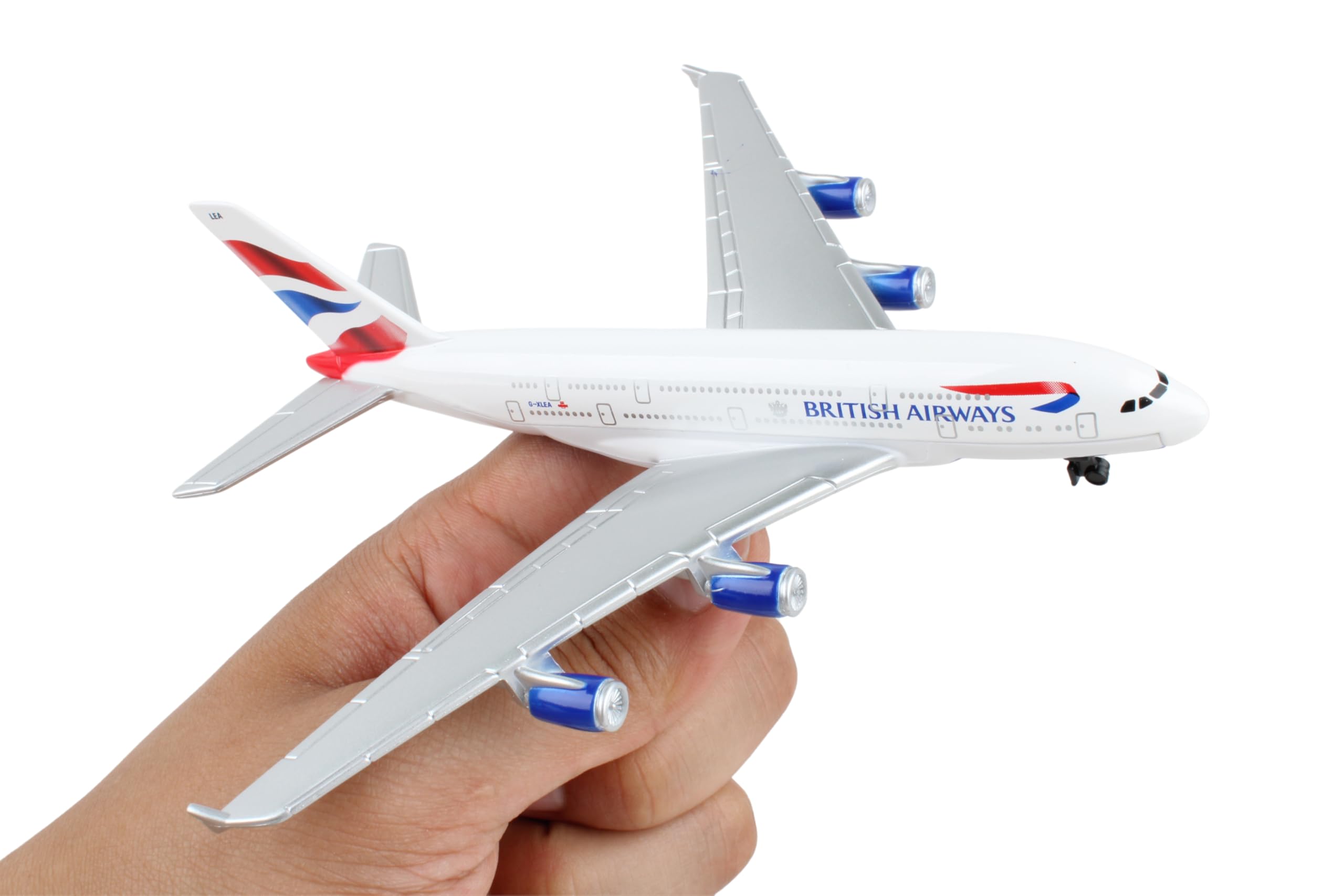 Daron Worldwide Trading RT6008 British Airways A380 Single Plane, White