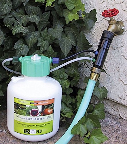 EZ-FLO 2020-HB 2 Gallon Low Pressure Hose Bib and Drip Connection Fertilizer Injector System (7.5 Liter)