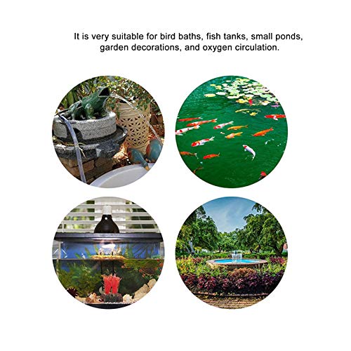 plplaaoo Solar Fountain Pump,Solar Fountain Pump for Bird Bath,Solar Water Pump Kit for Bird Bath Ponds Garden,Solar Powered Water Pump with Panel Water Pump for Outdoor Fountain