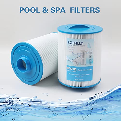ROLFILLT 6CH-502 Replaces Artesian Spa Filter,Compatible with Pleatco PAS50SV-F2M, Filbur FC-0311,PAS502SV, PAS502SV-M, PAS50, Master Deluxe M60506, Excel XLS-604 Hot Tub Filter. 1 Pack