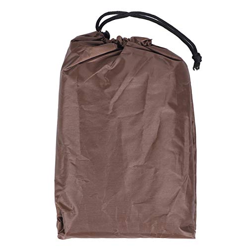 zhuolong Outdoor Deck Box Cover,Garden Waterproof UV Proof Storage Box Protective Cover (123x62x55cm)(Coffee)