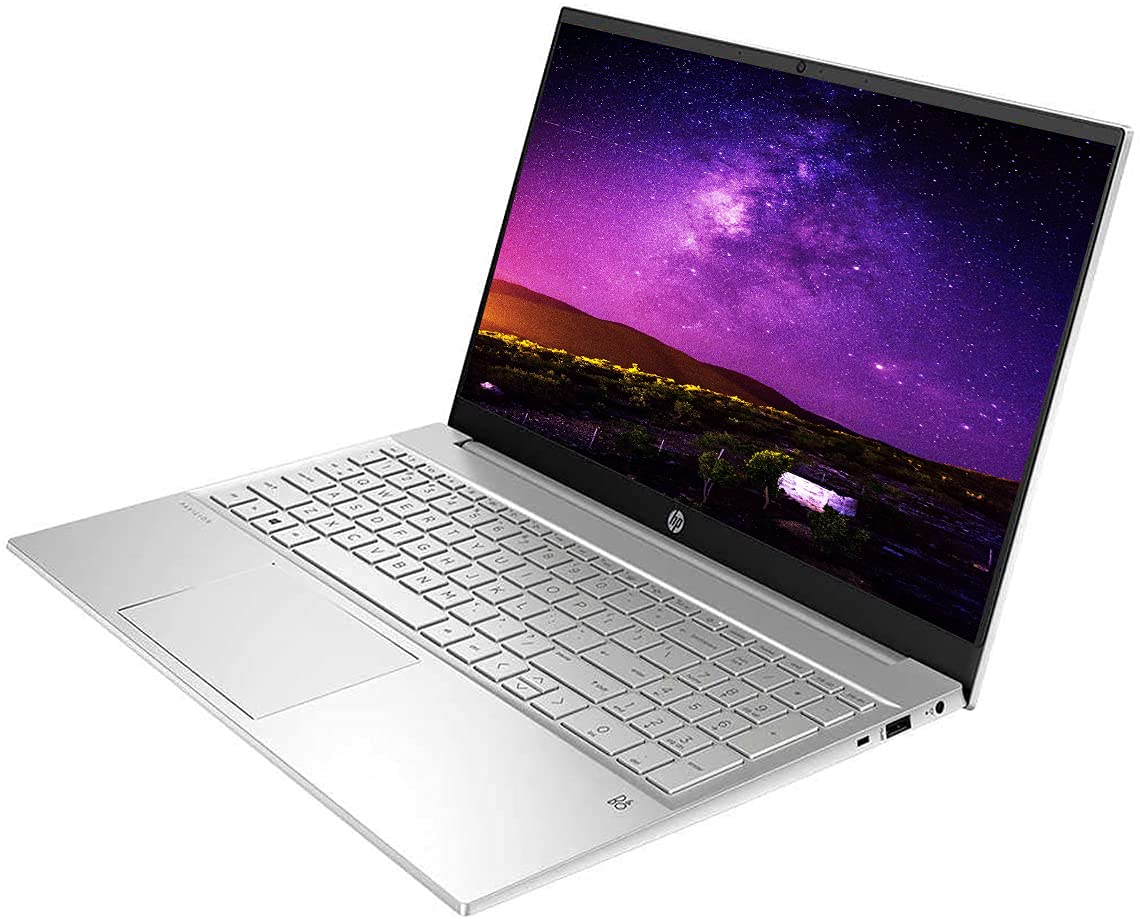 HP Pavilion 15.6" FHD Touchscreen IPS Micro-Edge Display Business Laptop, AMD Ryzen 7 5700U 8-Core, Windows 10 Pro, 32GB RAM 512GB SSD, Backlit Keyboard, Webcam, WiFi, 32GB USB Card