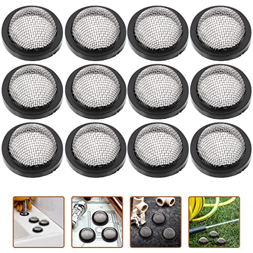 GANAZONO 30pcs Stainless Steel Screen Hose Washers Filter Pressure Shower Head Washer Gasket Inlet Hose Screen Washer Repair Kit for Washing Machine Garden Hose Connector