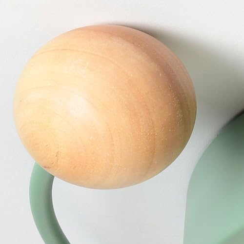Green Simple and Atmospheric Round Ceiling Lamp Creative And Warm Log Decorative Hanging Lamp Boys Girls Bedroom Study Room Dining Room Kindergarten Flush Mount Ceiling Light Fixture ( Color : White l