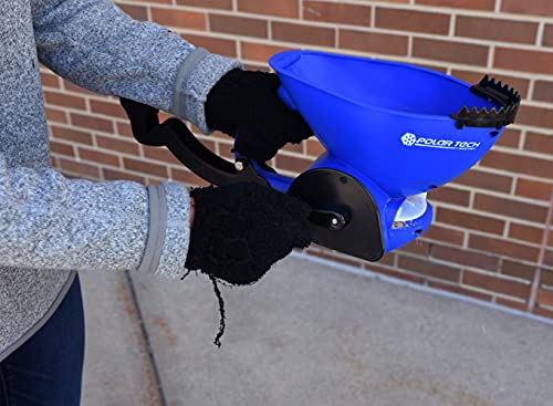EarthWay Polar Tech 96014 Ergonomic Hand Spreader with Built-in Ergonomic Armrest and Trigger for Comfort and Adjustable Reel Control and Sealed Gearbox and High-Speed Crank