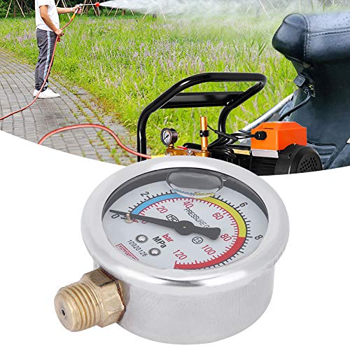 Garden Supplies, Easy to Store Convenient Accurate Pointer Pressure Gauge for Home for Professional Use for General Purpose for Garden