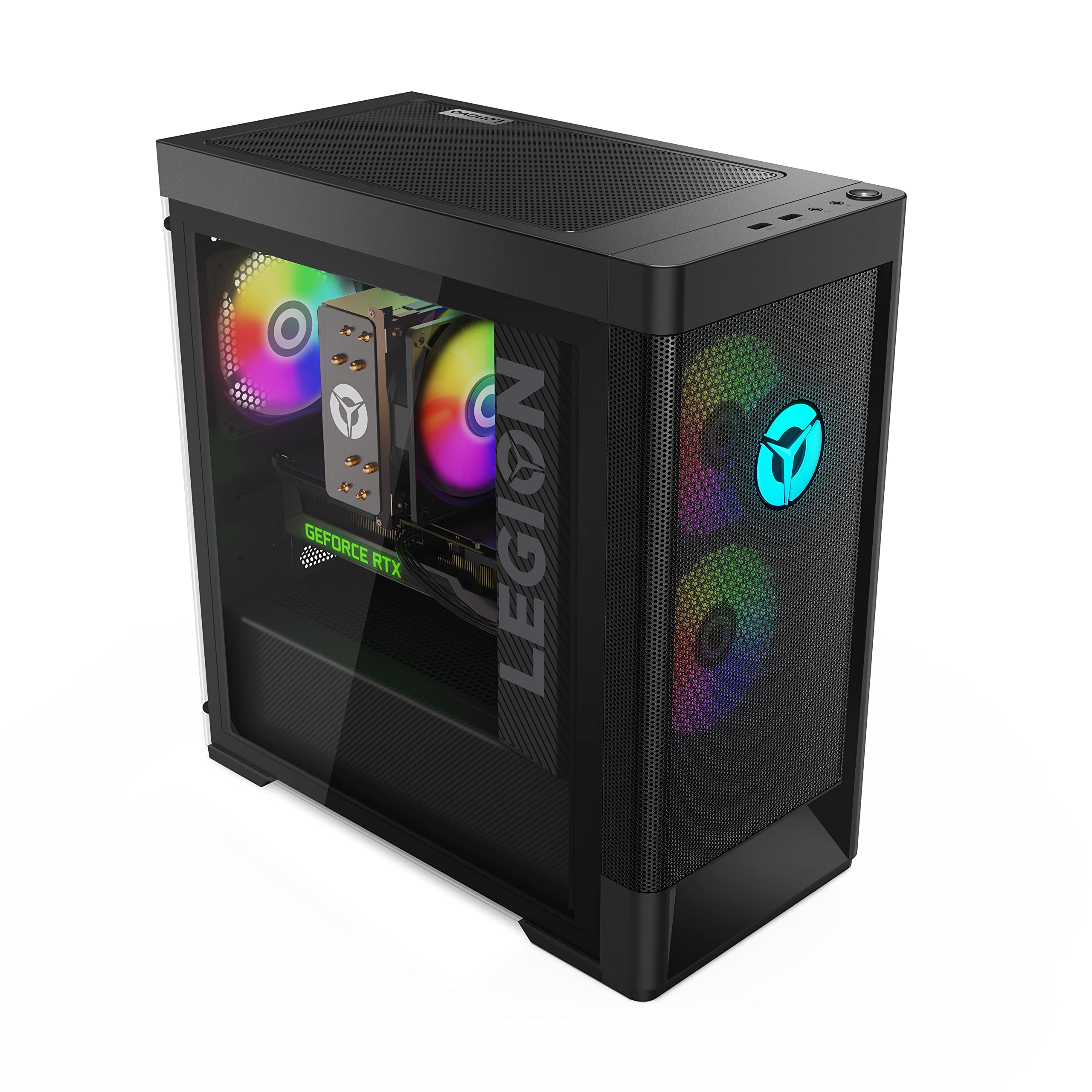 Lenovo Legion Tower 5i - 2022 - Gaming Desktop - NVIDIA GeForce RTX 3060 - Intel i7-12700 - RTX 3060-32GB RAM - 1TB SSD + 1TB HDD - Win 11 - Black