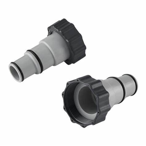 FSYHVVY Replacement Hose Adapter w/Collar for Threaded Connection Pumps Replace Pool Drain Pump Pool Drain Adapter for Intex Pool Set(2 Pack)