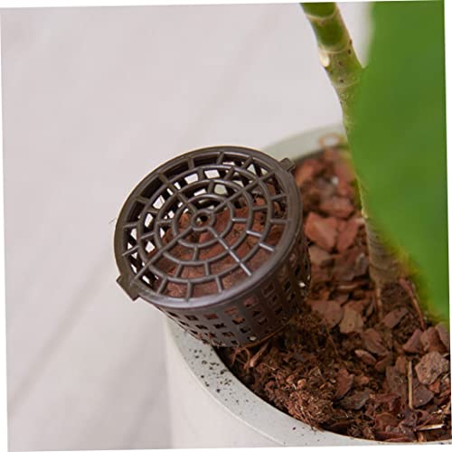 AEIOFU Bonsai Fertilizer Basket Reusable Plastic Garden Tool Cover Box Basket Pots for Flower Plant Succulents 100PCS
