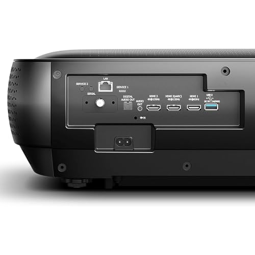 Hisense 100L9G-CINE100A 4K UHD Laser TV, Triple-Laser UST Projector with 100 inch ALR Screen (Renewed) Bundle with 2 YR CPS Enhanced Protection Pack