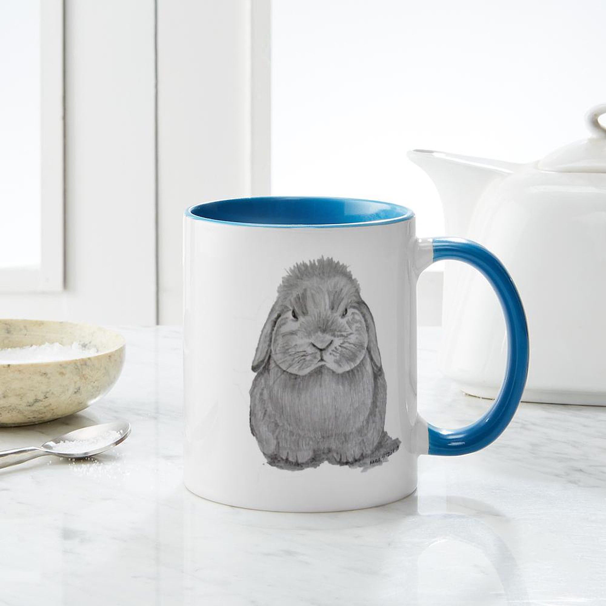 CafePress Holland Lop By Karla Hetzler Mugs Ceramic Coffee Mug, Tea Cup 11 oz