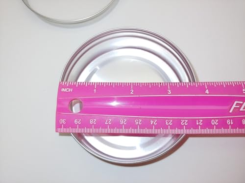 JL Missouri Parts & Misc. 2x 3.75 Diameter 1.5" Deep 8 oz Ounce Aluminum Tin Cans. Bare Screw Top New Containers Storage Cream Spices Etc