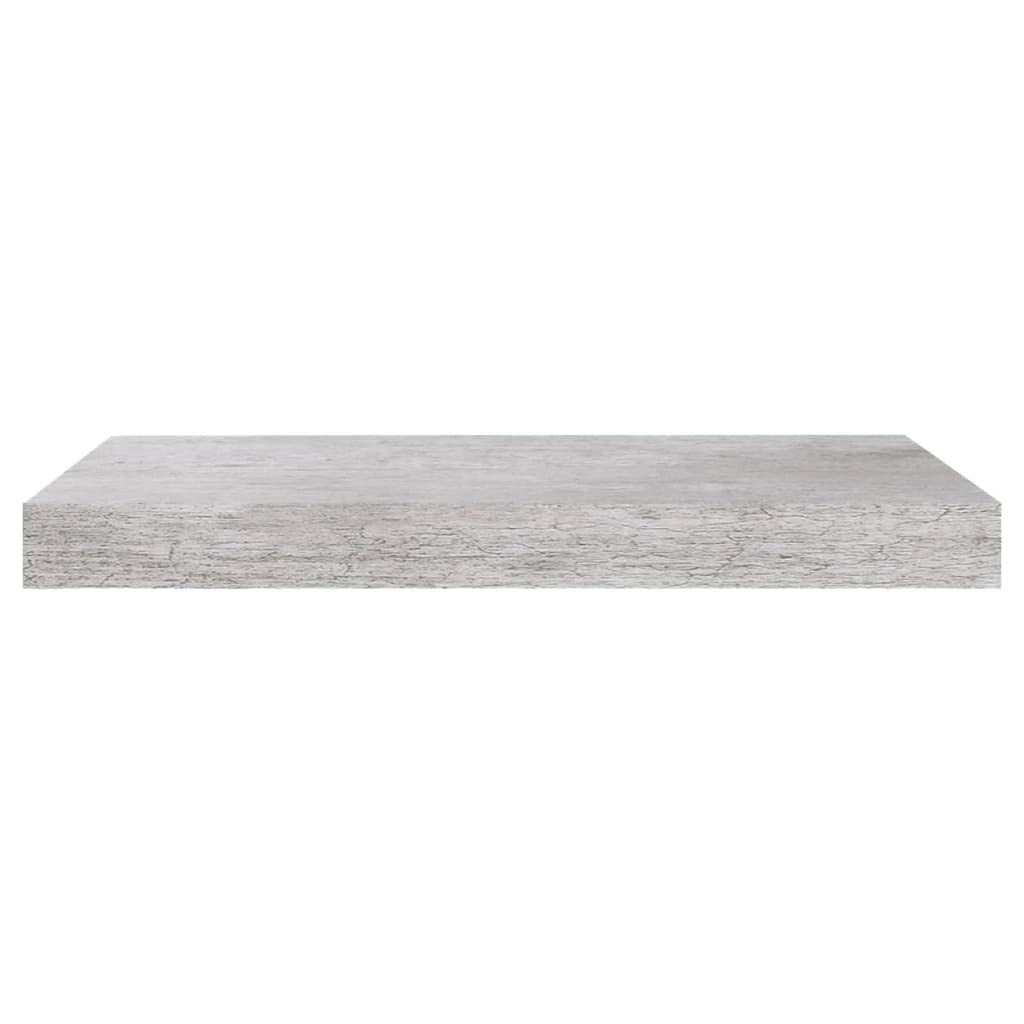 Youuihom Floating Shelf Wall Mount, Multifunction,Display, Storage Shelf for Bedroom, Living Room, Bathroom, Kitchen, Office,Floating Wall Shelf Concrete Gray 19.7"x9.1"x1.5" MDF