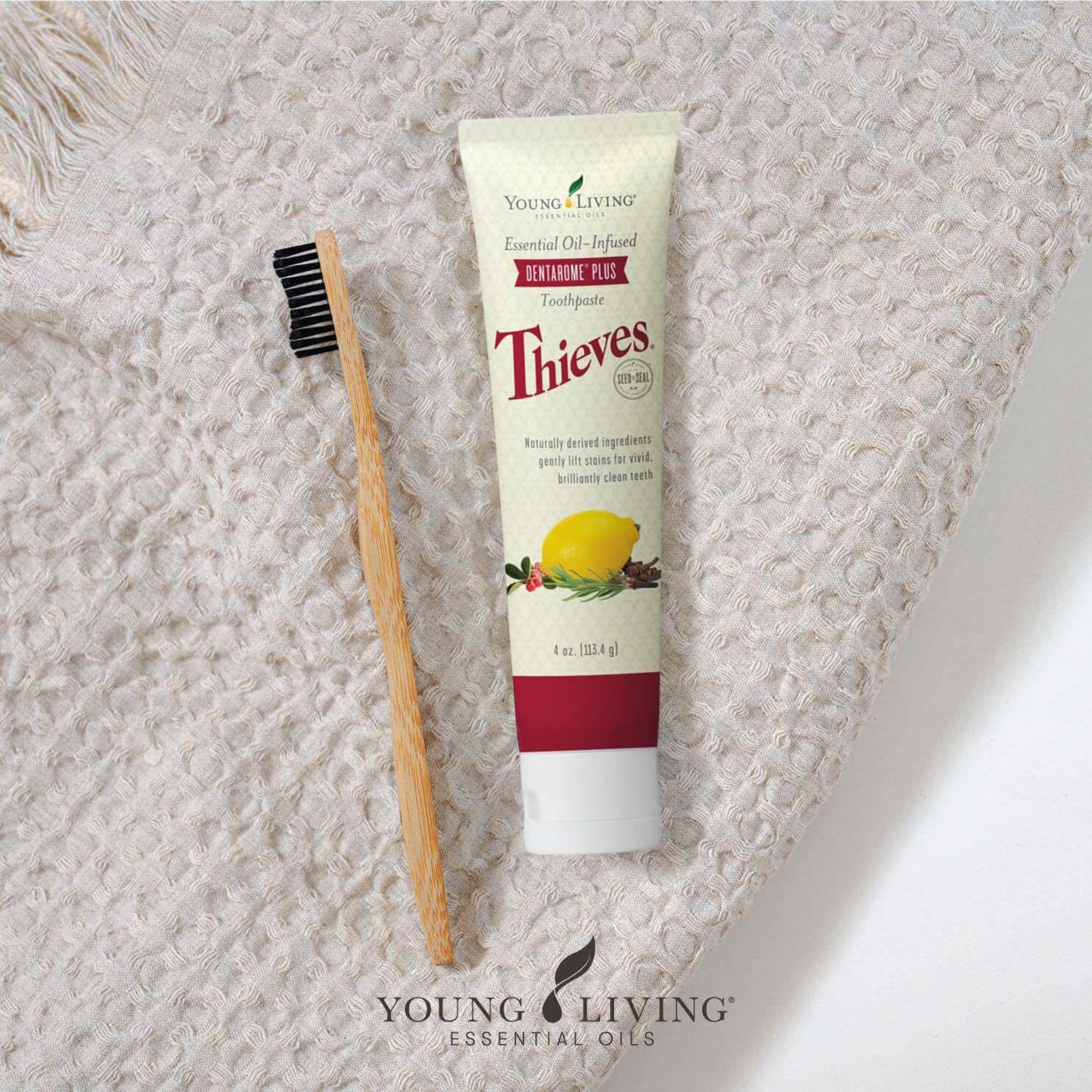 Thieves Dentarome Plus Toothpaste - 4 oz by Young Living Essential Oils