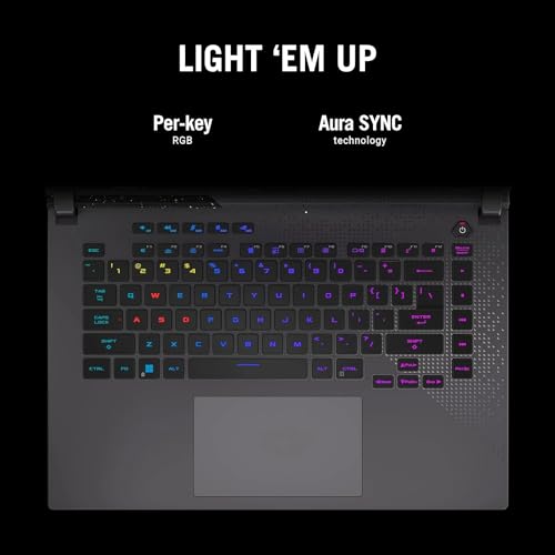ASUS ROG Strix G15 2023 Gaming Laptop, NVIDIA GeForce RTX 3060, 15.6" 165Hz IPS Display, AMD Ryzen 7 6800H Processor, Backlit Keyboard, Windows 11 Home, with HDMI (16GB RAM | 1TB PCIe SSD)