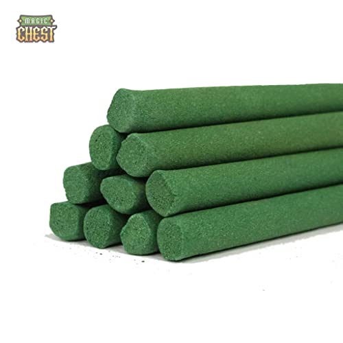Magic Chest Mosquito Repellent Outdoor Incense Sticks | Mosquito Repellent for Patio, Backyard, Camping | Natural and DEET Free | Travel Size with Plant Oils | 12 Sticks per Box
