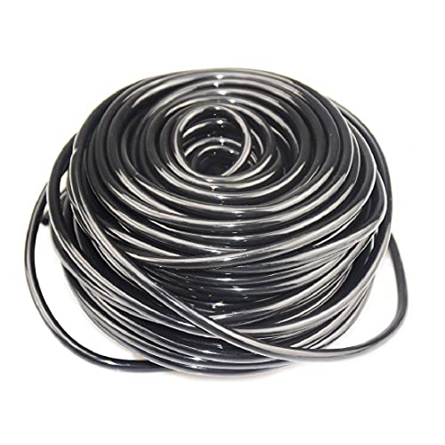 Furnrubden 1/4 Inch Drip Irrigation Tubing, 100Ft Blank Garden Automatic 1/4" Watering Tube Line Watering Drip Kit for Small Garden Irrigation System