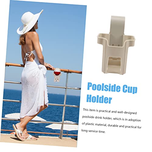 PLAFOPE Accessories Poolside Dink Outdoor Holders Drink Cup Refreshing Mug Ground Holder Hanging Rack for Drinks Beverage Pool Above Storage Garden Supplies Swimming Party
