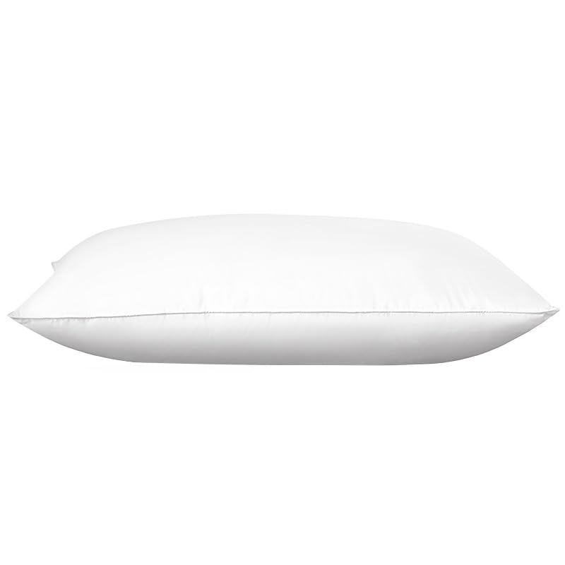 Luxury Sleep Goose Down Feather Pillow, Five-Star Hotel Goose Down Pillow, Cotton Neck Protection and Sleep aid Pillow core, 95% Goose Down content, 1 Pack
