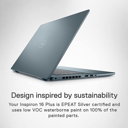 Dell Inspiron 16 Plus Laptop, 2023, 16" 3072 x 1920, Intel Core i7-12700H 14-Core, NVIDIA GeForce RTX 3050 4GB, 24GB DDR5, 1TB SSD, Windows 11 Pro, Backlit Keyboard, Thunderbolt 4, Dark Green