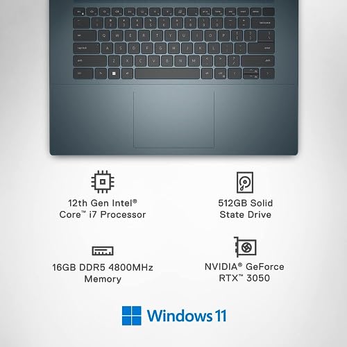 Dell Inspiron 16 Plus Laptop, 2023, 16" 3072 x 1920, Intel Core i7-12700H 14-Core, NVIDIA GeForce RTX 3050 4GB, 24GB DDR5, 1TB SSD, Windows 11 Pro, Backlit Keyboard, Thunderbolt 4, Dark Green