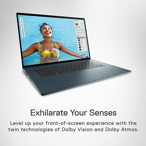 Dell Inspiron 16 Plus Laptop, 2023, 16" 3072 x 1920, Intel Core i7-12700H 14-Core, NVIDIA GeForce RTX 3050 4GB, 24GB DDR5, 1TB SSD, Windows 11 Pro, Backlit Keyboard, Thunderbolt 4, Dark Green
