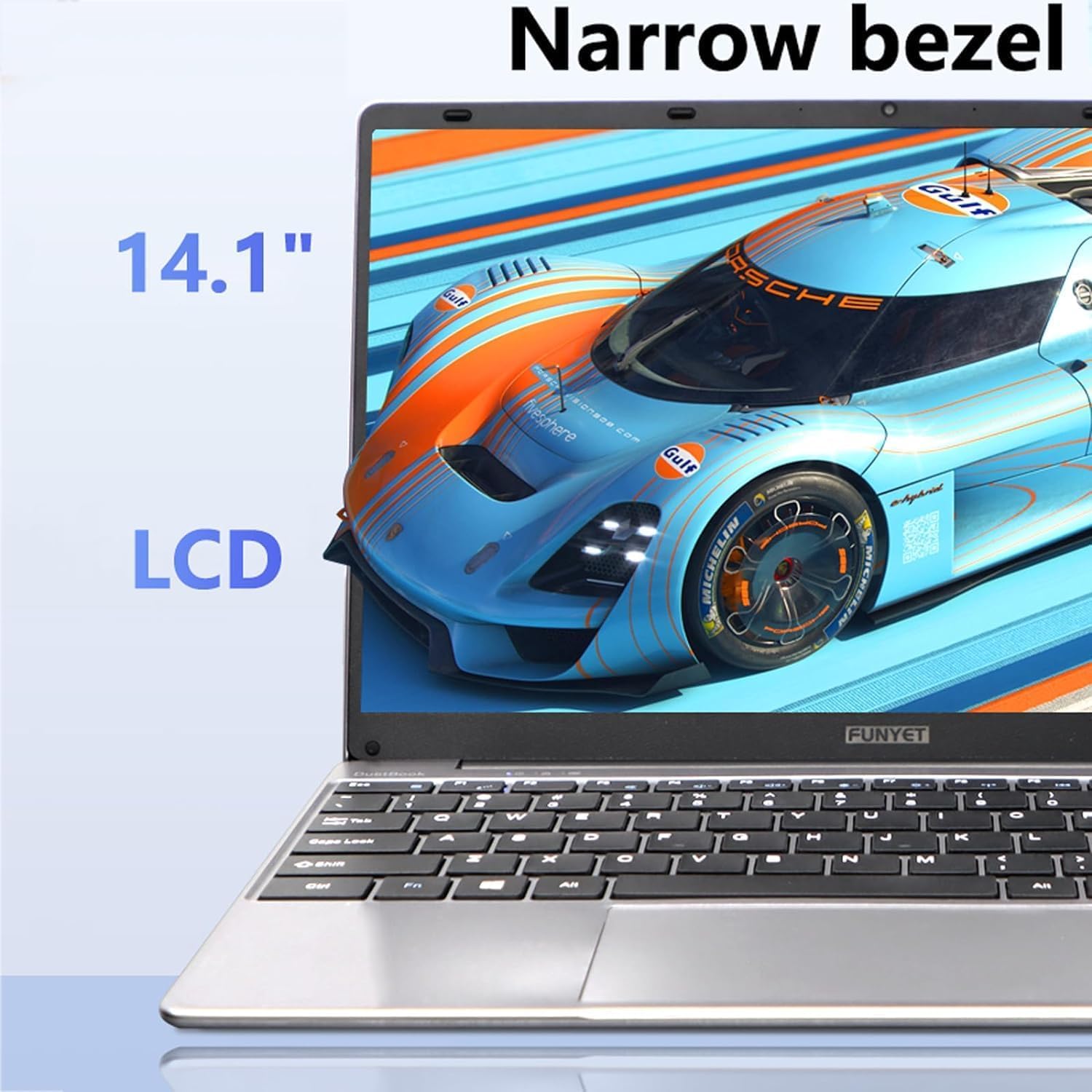 FUNYET 14 Inch Gaming Laptop, Laptop Computer 2025 Windows 11 Pro, 8GB RAM 256GB SSD, Intel 11th Gen N5095 Processor(up to 2.9 GHz), FHD 1920 x 1080