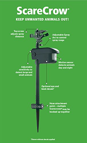 COSTWAY Scarecrow Motion Activated Animal Repellent