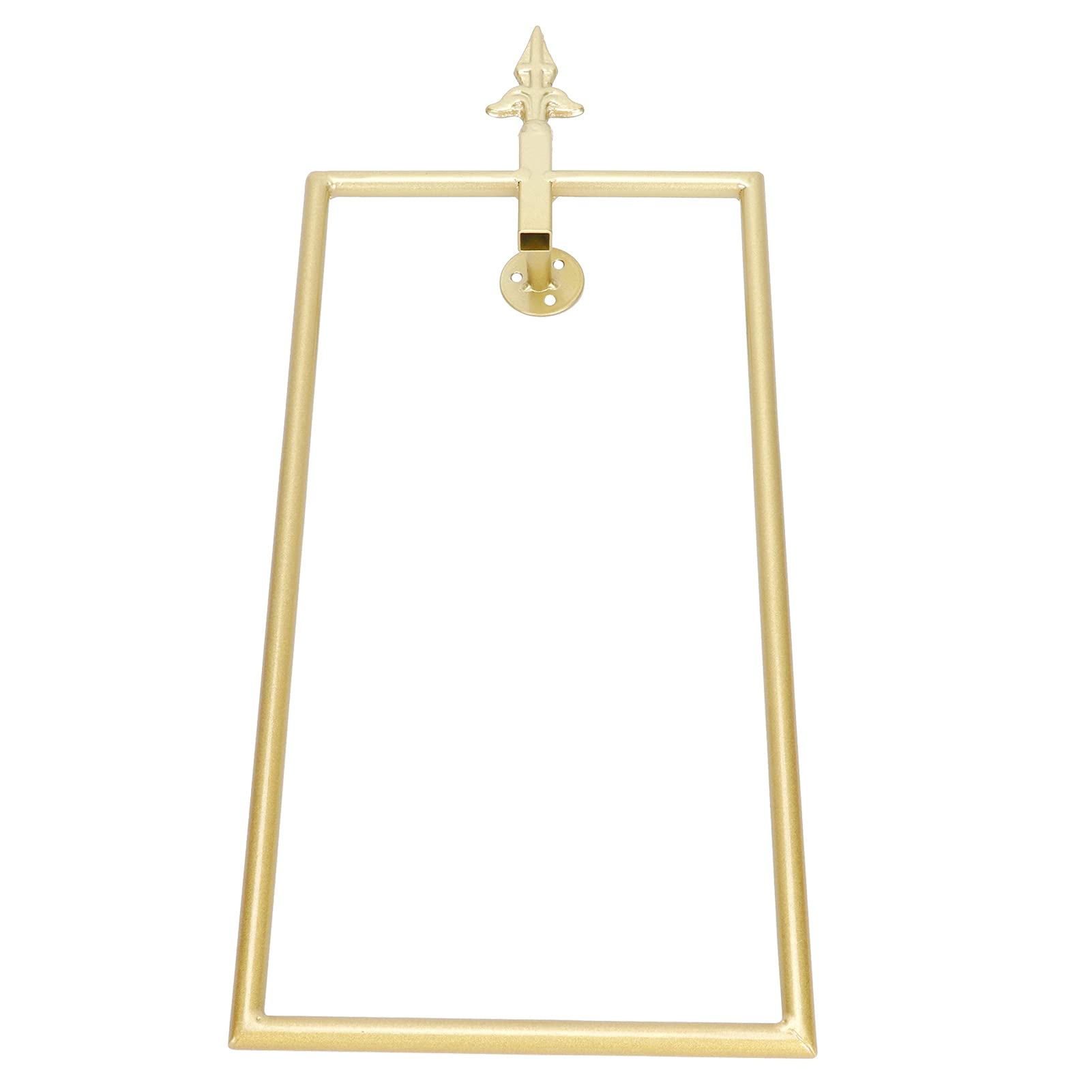 Towel Bar Towel Rack, Towel Ring Modern Home Decor Bathroom Towel Rack Metal Wall Mounted Towel Storage, Gold Hand Towel Holder for Bathroom Kitchen Hand Towel Bar Accessories
