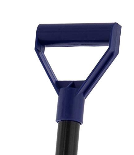 Superio Kids Snow Shovel for Driveway, Plastic Heavy Duty Shovel for Snow Removal with D Grip Metal Handle Small Navy Blue Kids Shovel Sturdy, 35“ Height, Durable Plastic 12" Wide Blade, Snow Fun (3)