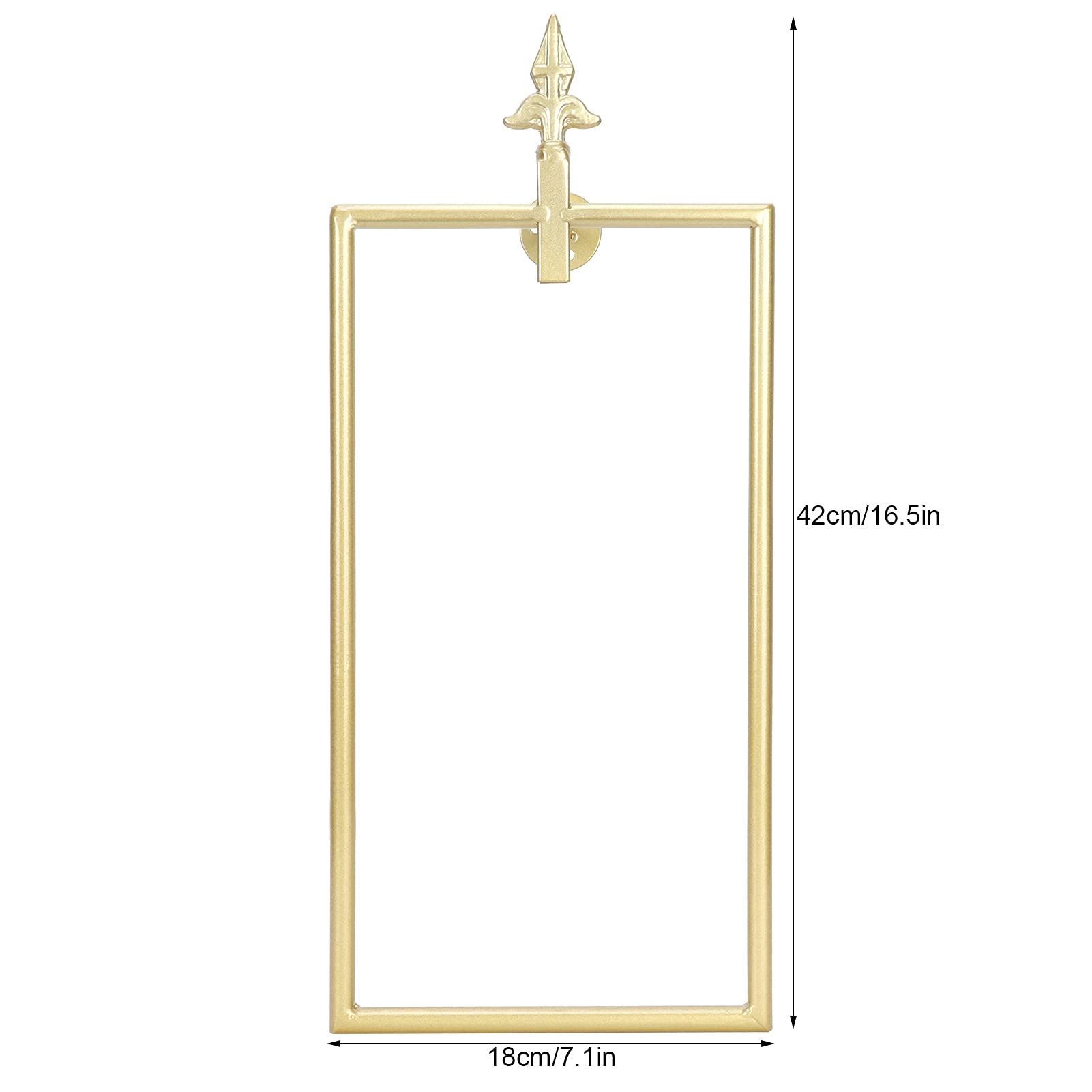Towel Bar Towel Rack, Towel Ring Modern Home Decor Bathroom Towel Rack Metal Wall Mounted Towel Storage, Gold Hand Towel Holder for Bathroom Kitchen Hand Towel Bar Accessories