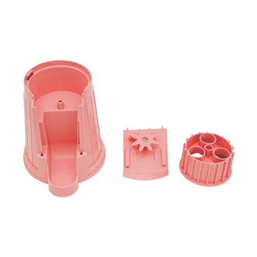 Candy Dispenser,Manual Mini Candy Machine Dispense,Freestanding Ball Bulk Vending Machine,Classic Bubble Capsule Toys Candy Dispenser,for Home,Retail Store,Amusement Park,Shopping Mall(Pink)