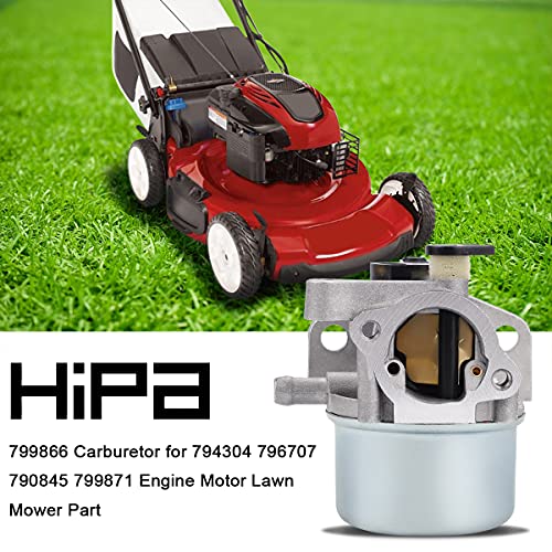 HIPA 799866 Carburetor for Briggs and Stratton 794304 796707 790845 799871 Engine Motor Lawn Mower Toro 190CC Walk Behind Lawn Mower