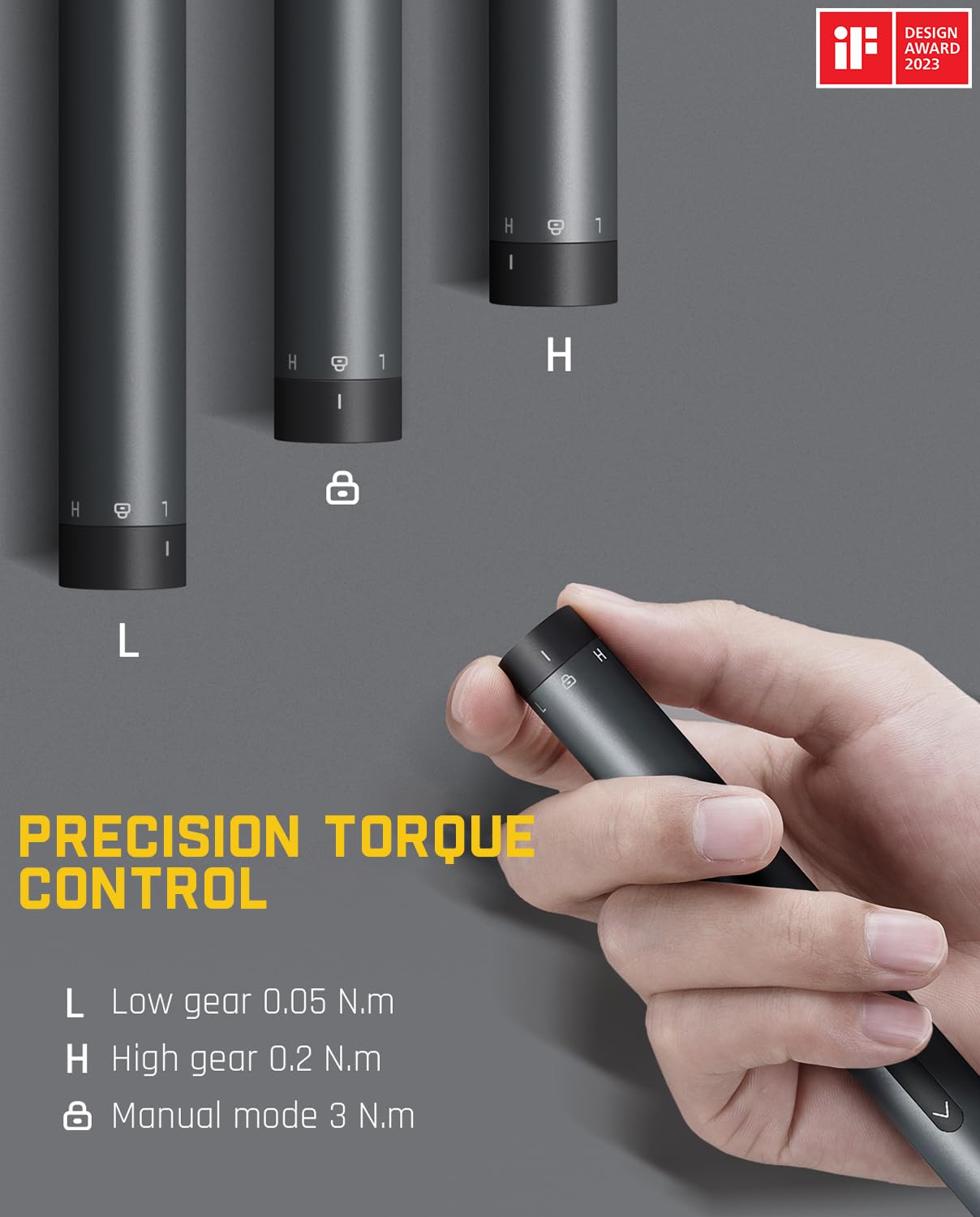 Fanttik E1 Max 3.7V Mini Precision Electric Screwdriver (5/32‘’Hex) & L1 Pro 3.7V Cordless Screwdriver (1/4''Hex)