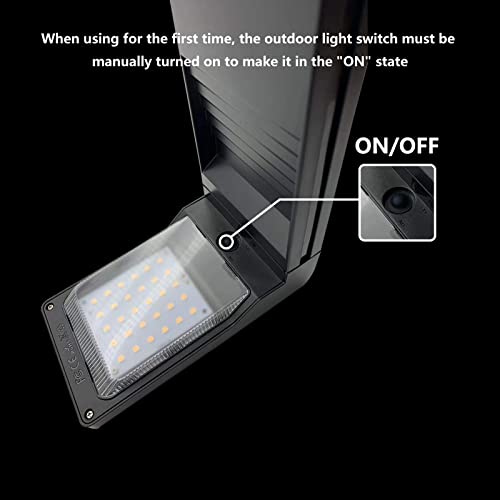 Cattlite Solar Outdoor Lights,L-Shaped Black Solar Pathway Lights,IP65 Waterproof Solar Garden Lights,for Path Patio Yard Walkway Warm White-2 Pack