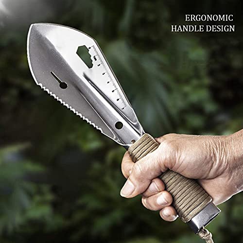 Snow Shovel for Driveway - Tool Stainless Shovel Garden Garden W Detector Steel Digging Tools & Home Improvement